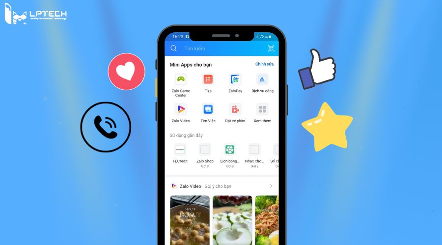 Hướng dẫn cách tải và cài đặt mini apps Zalo trên iphone